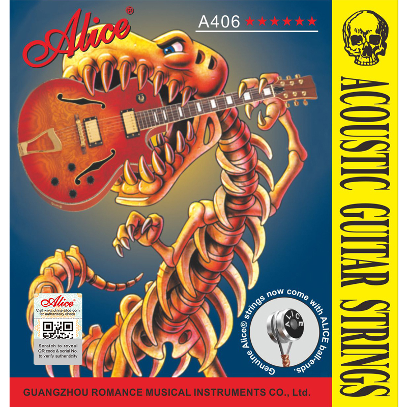 Bộ dây đàn Guitar Acoustic (kim loại) - Alice A406 - Stainless Steel ...