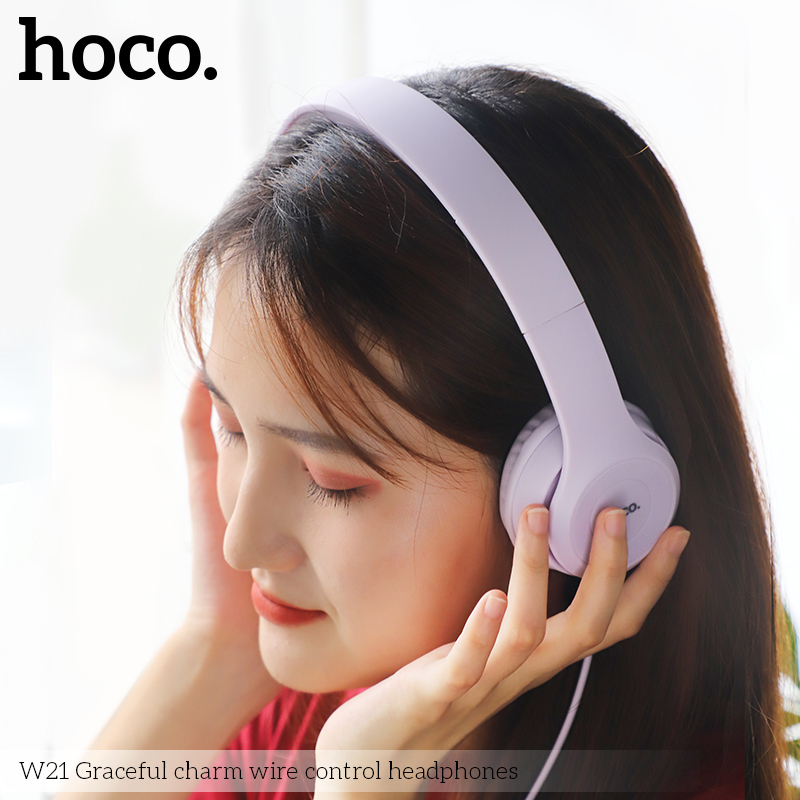 Tai nghe/ Monitor Headphones - Hoco W21 - Màu tím - Nhạc cụ Minh Phụng ...